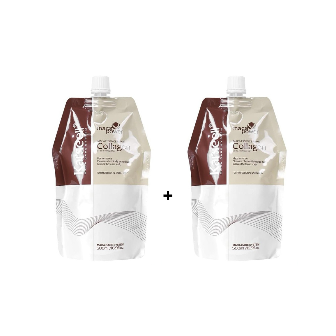 (2 Pack) Karseell Maca Essence Repair Hair Mask Pouch 500 ml – Karseell ...